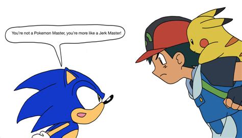 Sonic And Ash Ketchum Argue By Slade824 On Deviantart