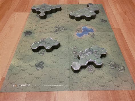 🗺️ Battletech Terrain Map Open Terrain 3 Battletech Map Pack