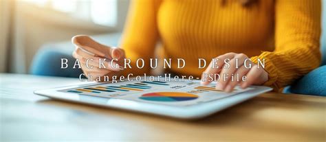 A Person Analyzing Data On A Tablet With Graphs And Charts Premium Ai Generated Psd