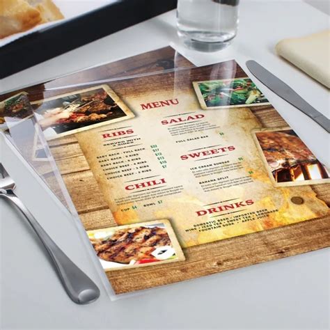 Custom Hard Cover Menus And Restaurant Menu Printing Leather Menu Covers