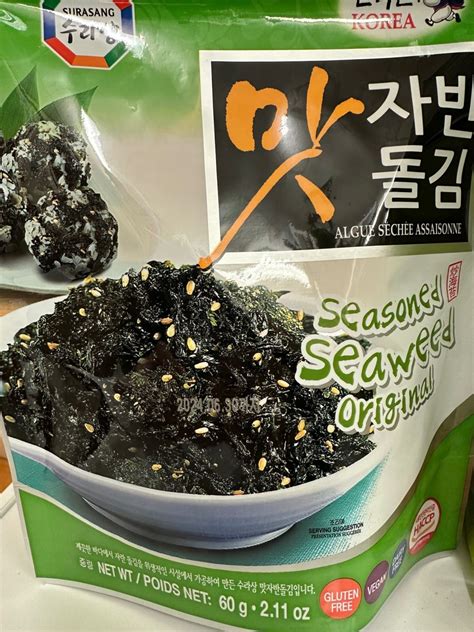 Seasoned Seaweed Original Surasang 60g Pack The Spiceworks Online