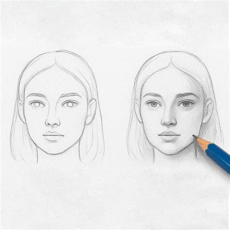 Girl Face Drawing Shading Techniques For A Realistic Look Trendy Art