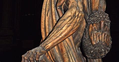 Statue Of St Bartholomew Flayed Marco Dagrate In 1562 Milan Cathedral Imgur