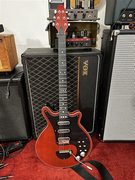 Homemade Brian May Red Special Ca 2014 Red Reverb