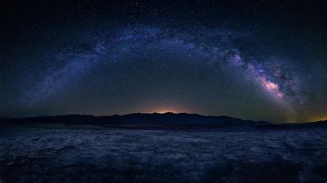 Badwater Under The Night Sky By Michael Zheng