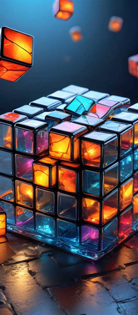 Broken Glass Rubix Cube By Nestor320 On Deviantart
