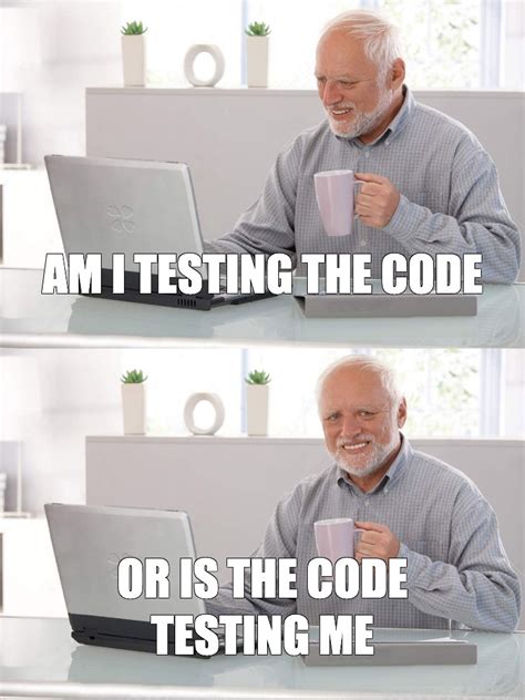 Сomics Meme Am I Testing The Code Or Is The Code Testing Me Comics