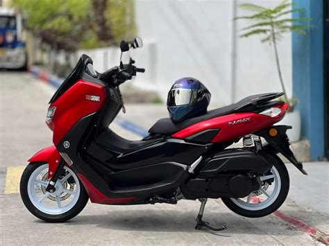 Yamaha Nmax Red And Black Motorcycle