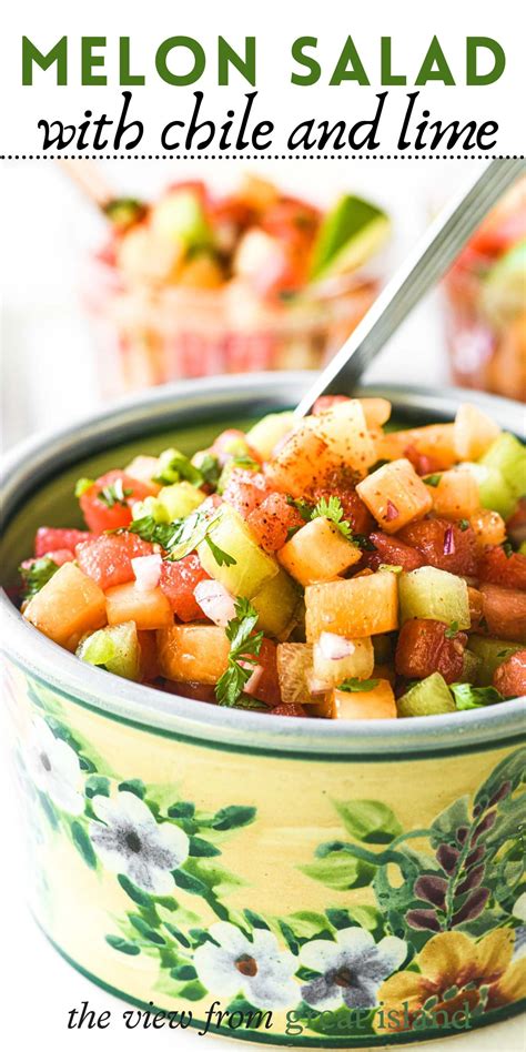Melon Salad With Chile And Lime • ¡deliciosa