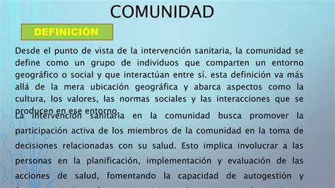 Concepto Acerca De La Comunidad Ppt Pptx