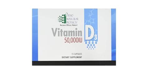 Ortho Molecular Vitamin D3 Capsules