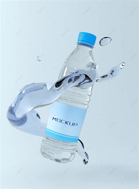 Original Modeling Mineral Water Bottle Prototype Template Download On