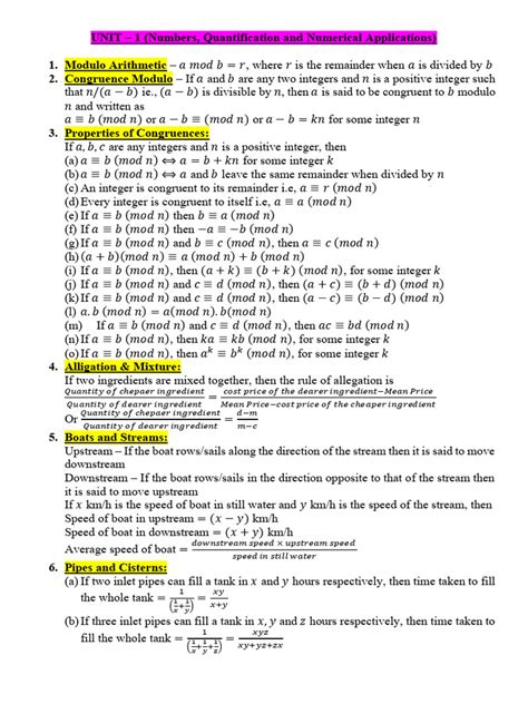 Applied Math Formulae And Basic Concepts Xii Pdf Matrix Mathematics Determinant