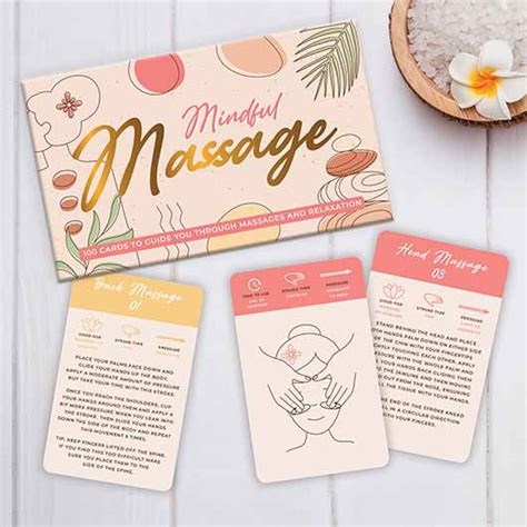 Mindful Massage Cards Wellness Card Pack
