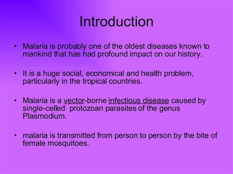 Malaria Ppt