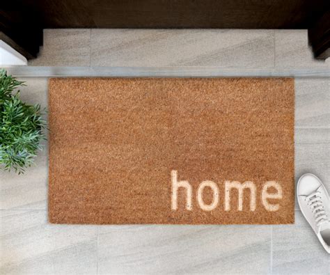 Embossed Home Doormat 75x45cm