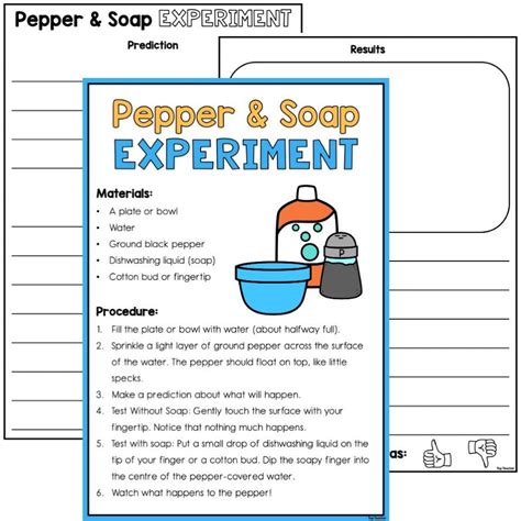 National Science Week Pepper And Soap Experiment Top Teacher