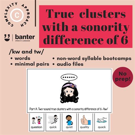 C306 Complexity Approach True Clusters With A Sonority Difference Of