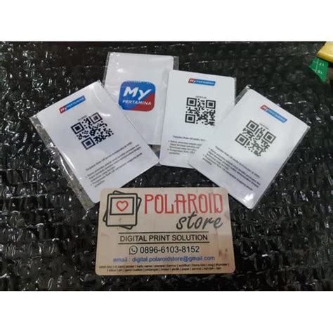 Jual Cetak Kartu Qr Code Pertamina Bahan Pvc Tebal 076 Desain 1