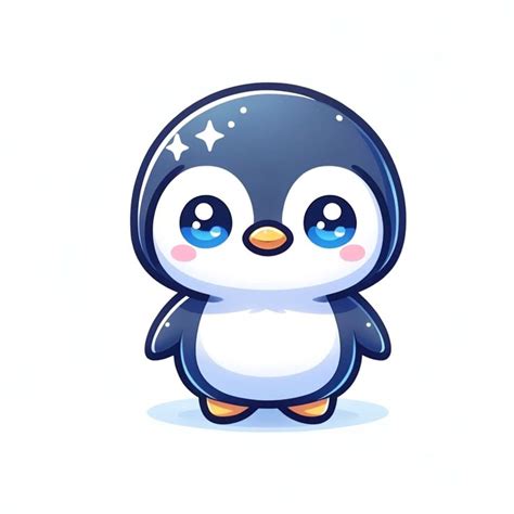 Puddly The Penguin Cartoon Illustration