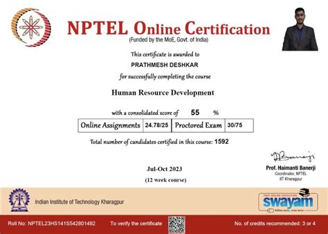 Hrdevelopment Certificationcomplete Lifelonglearning Prathmesh Deshkar