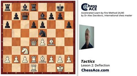 Chess Tactics Lesson 2 Deflection Youtube