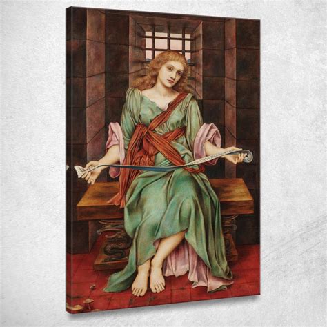 The Soul S Prison House Evelyn De Morgan Canvas Print