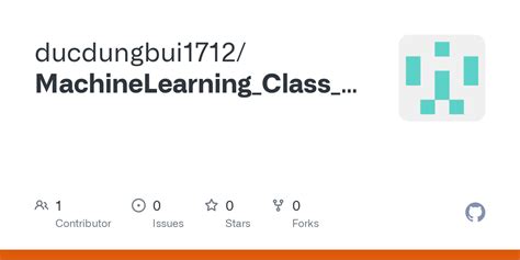 Github Ducdungbui1712machinelearningclassfinalproject