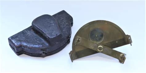 A Very Rare Canivet Graphometer With Solid Brass Plate Dated 1764 £