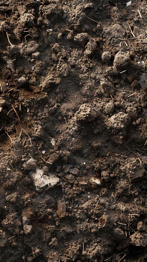 Chaotic Patterns Clumpy Lumpy And Poorly Structured Soil Texture