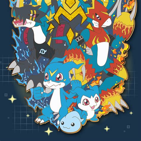 Preorder Veemon Digivolution Digivolution Extra Enamel Pin Shinnoyume
