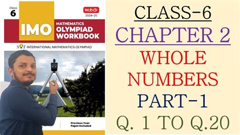Sof Imo Olympiad Class 6 Chapter 2 Whole Numbers Part 1 2024 25 Mtg