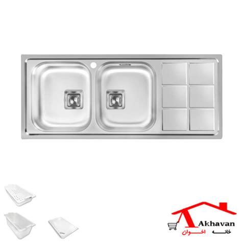 بررسی و قیمت سینک ظرفشویی توکار کد 500s اخوان خانه اخوان
