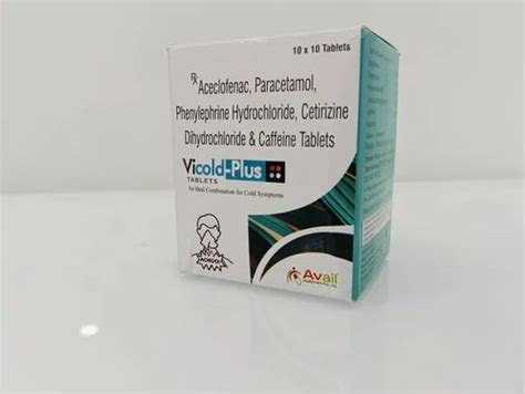 Vi Cold Plus Paracetamol 325mg Phenylephrine Hcl 5mg Cetrizine 5 Mg