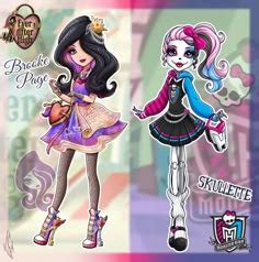 Pin Em Ever After High And Monster High