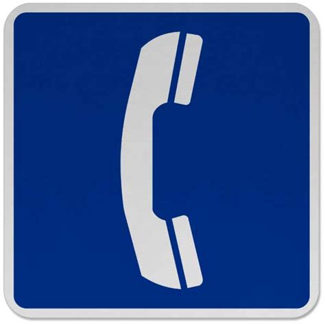 Telephone Sign D9 1 Shop Now Ships Fast
