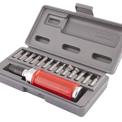 Coffret Tournevis à Frapper Avec 14 Embouts Outillage Auto Outillages