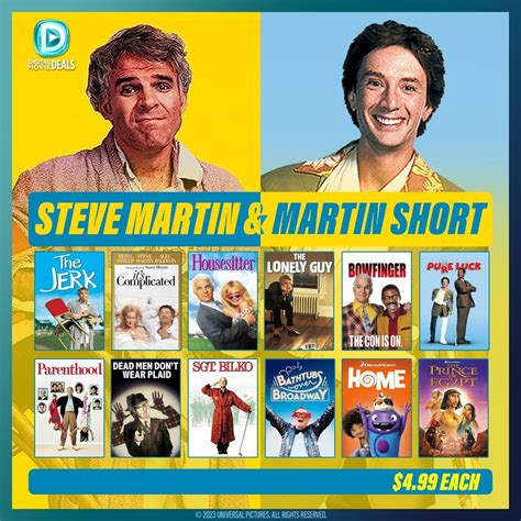 Steve Martin Martin Short Sale On Digital Movie Deals The Jerk