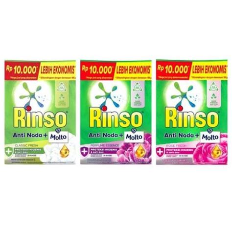 Jual Rinso Anti Noda Molto Deterjen Bubuk 380gr Rinso Ekonomis Kab Sukoharjo Jumbo