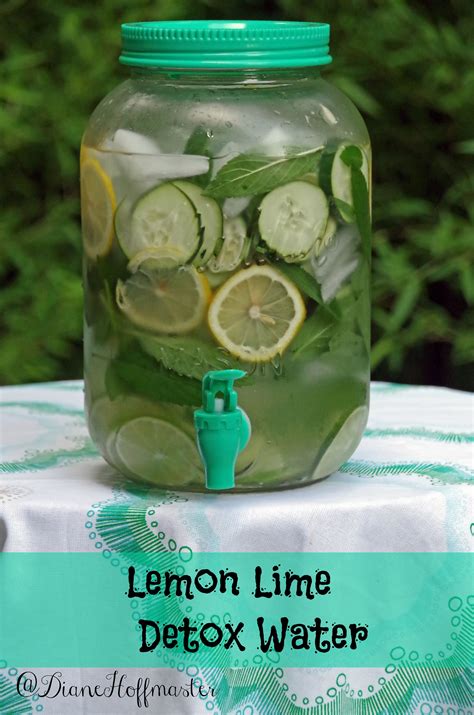 Lemon Lime Detox Water Turning The Clock Back