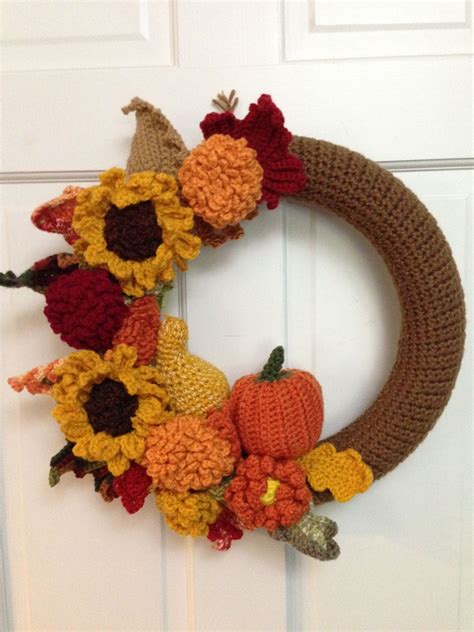 Crocheted Fall Wreath Artofit