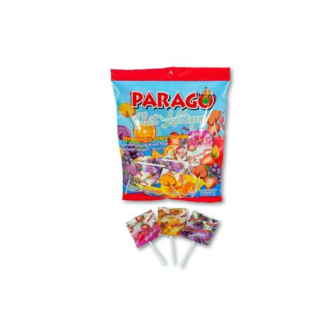 Parago Flat Parago Flat Lollipop Candy Assorted Fruit Flavor 6g Shopee Philippines