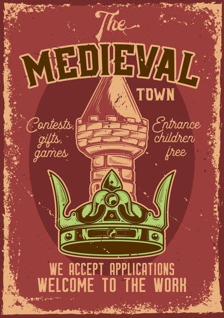 Medieval Poster Graphic Design