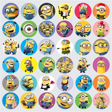 Minion Stickers Printables Dave From Minions Cut Outs