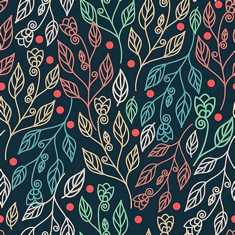 Floral Seamless Pattern Vector Design Images Floral Seamless Pattern