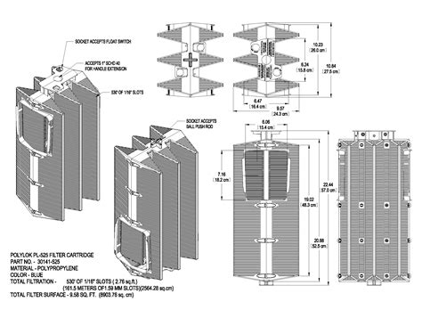 Pl 525 Polylok Effluent Filter Varco Pro Supply
