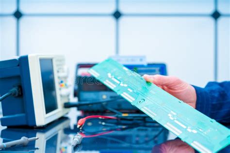 Debugging Electronics Device Pcb Witch Microcontroller In Electronics