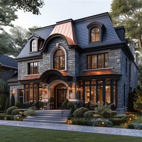 Rustic Copper And Slate Grey For Unique Textured Home Facades Artofit