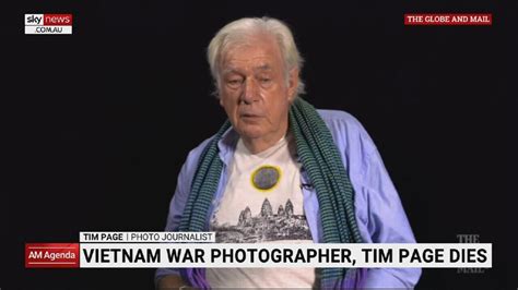 ‘legendary War Photographer Tim Page Dies Aged 78 Sky News Australia
