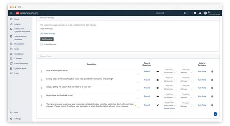 Employee Onboarding Interviewstream